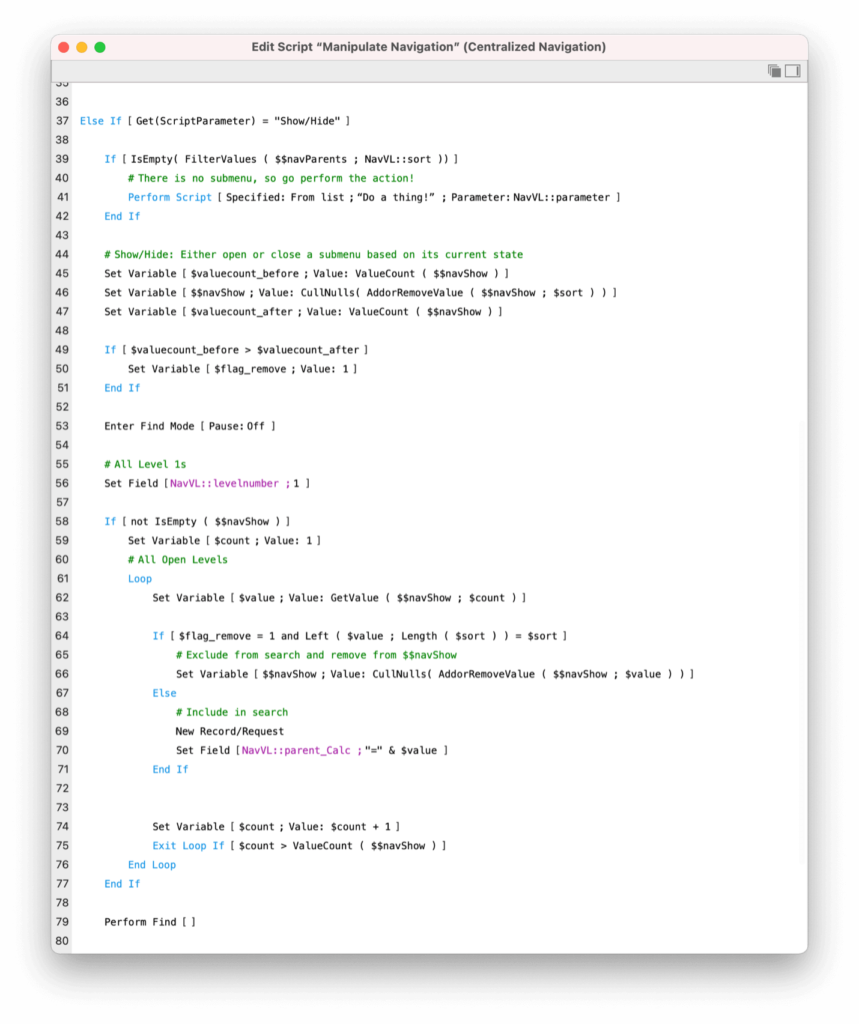 Central Navigation In Claris Filemaker Codence Blog Post 