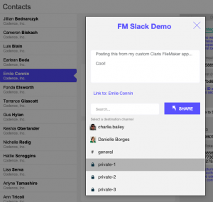 Slack FileMaker Integration Overview | Codence