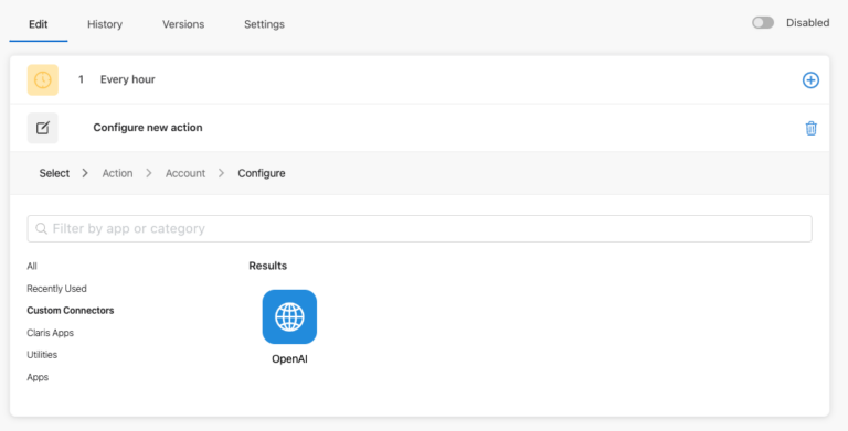 Claris Connect Custom Connectors | Codence